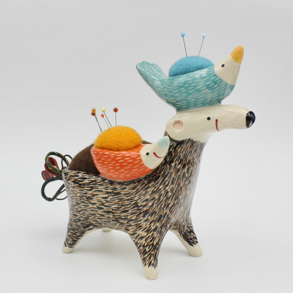 Sidekick Pincushion-Extra Large with 2 Friends – Fish Museum and Circus