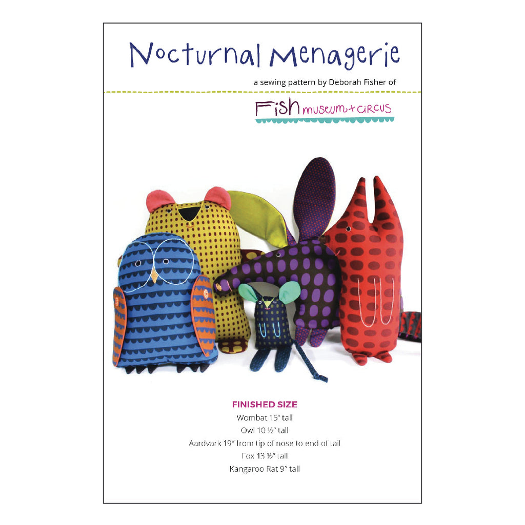 PAPER Pattern: Nocturnal Menagerie – Fish Museum and Circus